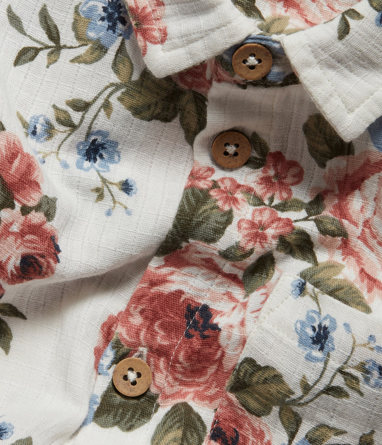 Baby & kids white rose shirt – Newbie