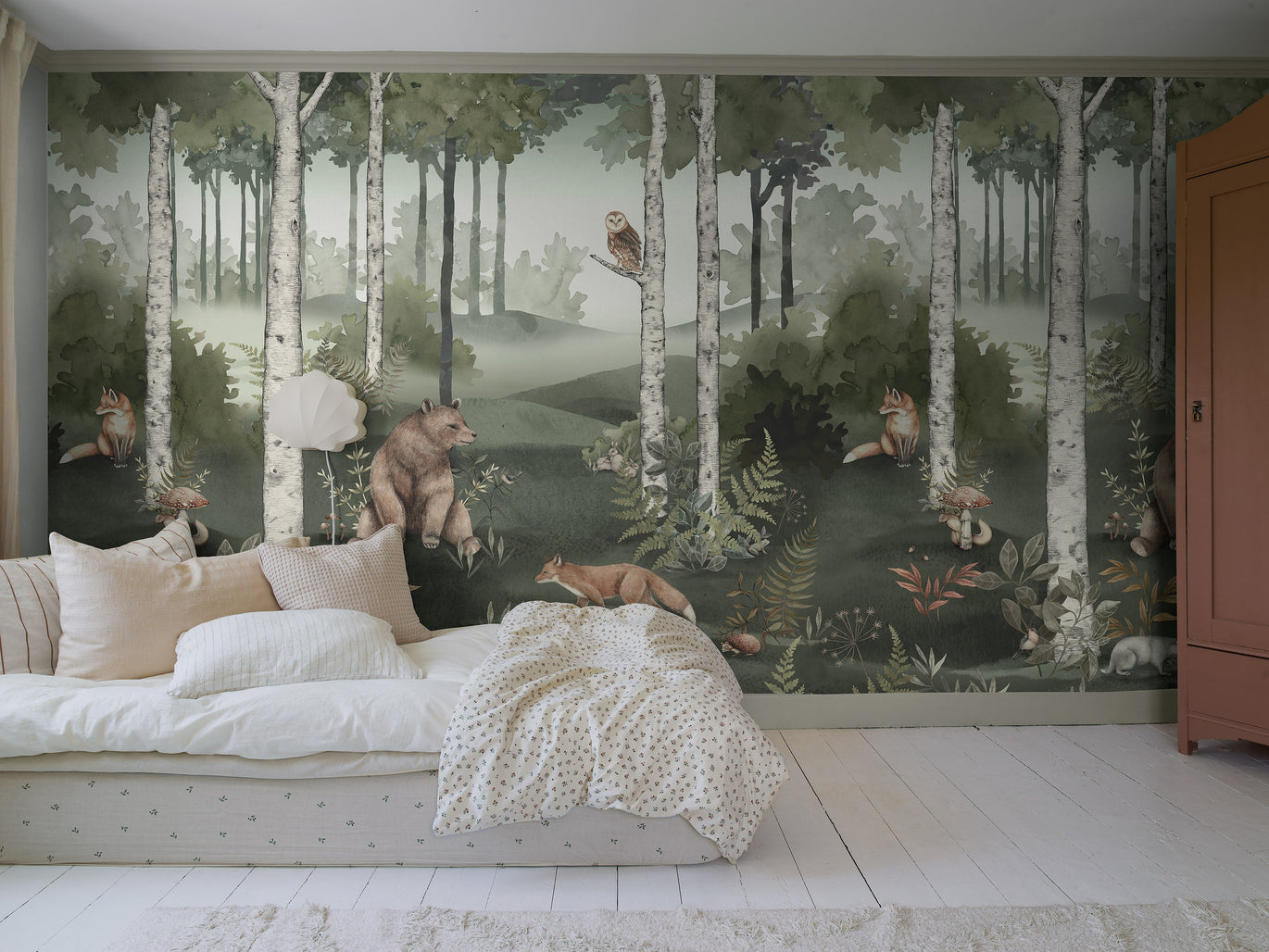 Wild Forest Mural wallpaper – Newbie